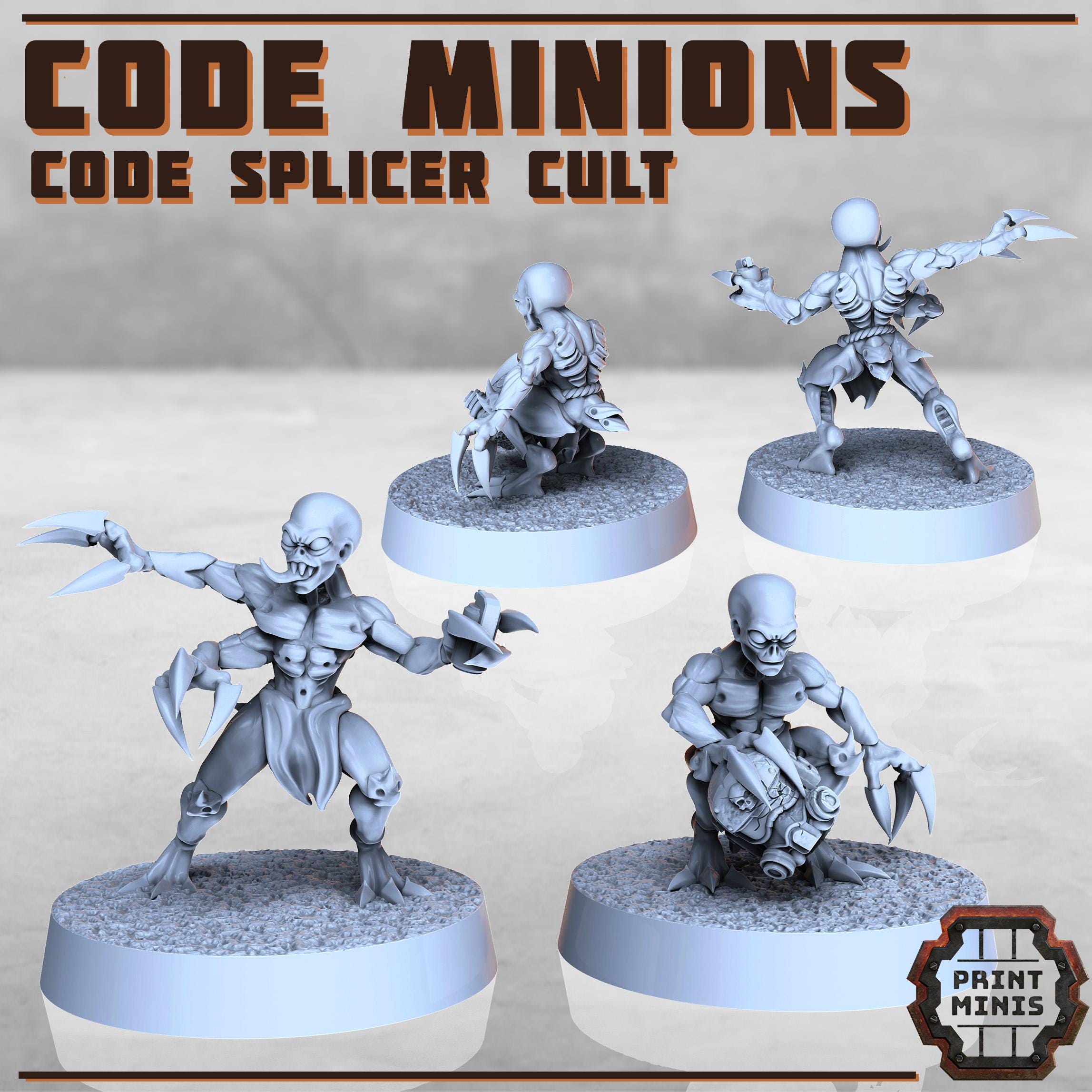 Code Minion, Code Splicer Cult Mutant - Print Minis