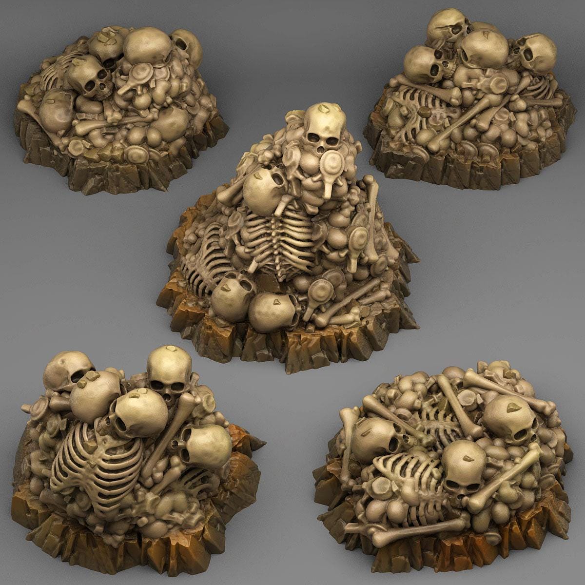 Lost Bones Scatter Terrain - Fantastic Plants and Rocks
