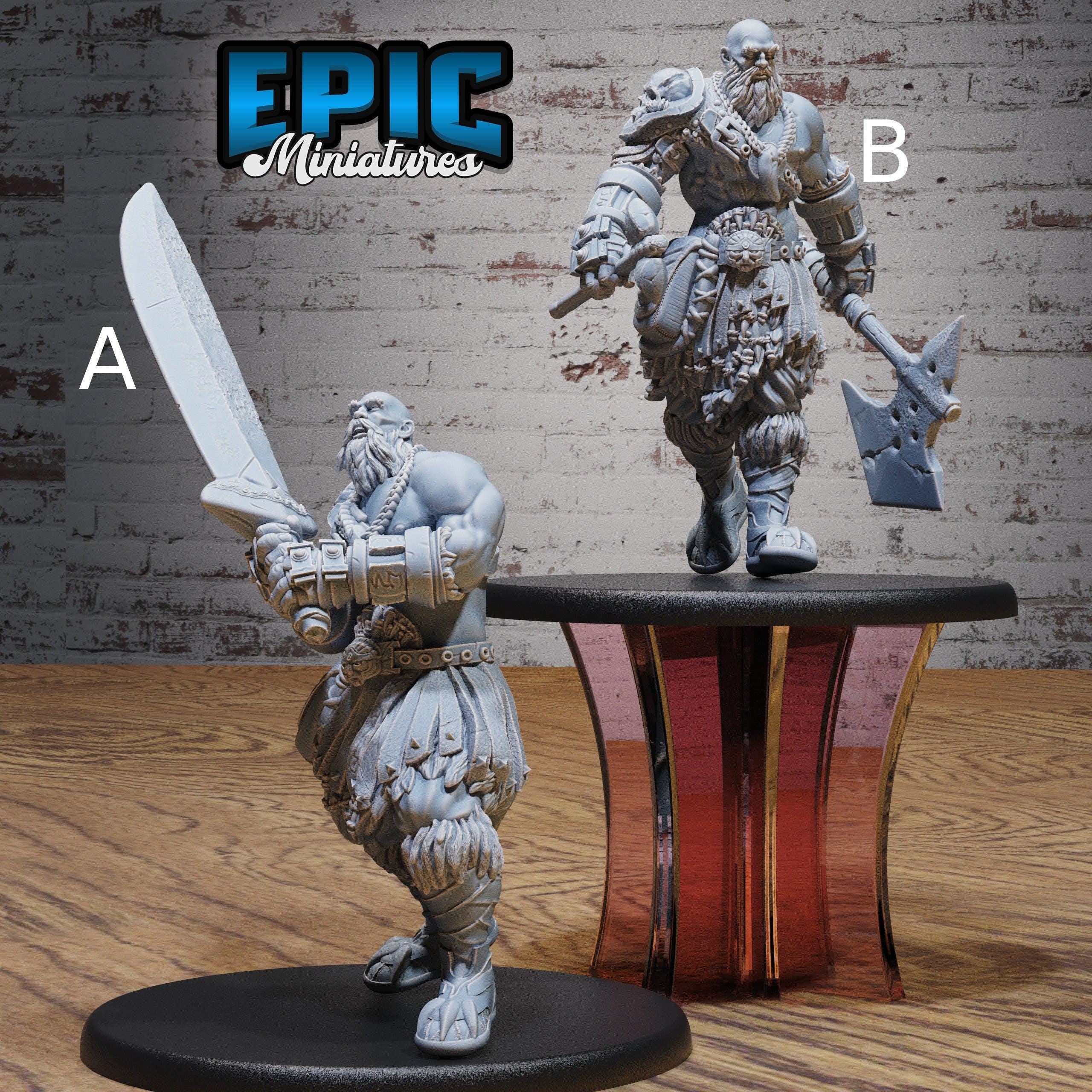 Half Giant Barbarian - Epic Miniatures